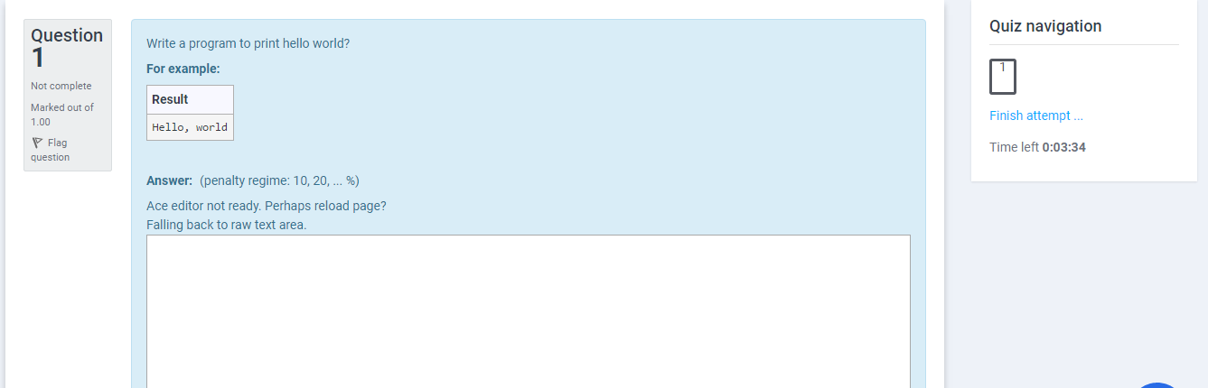 CodeRunner: Remove the warning "Ace editor not ready"